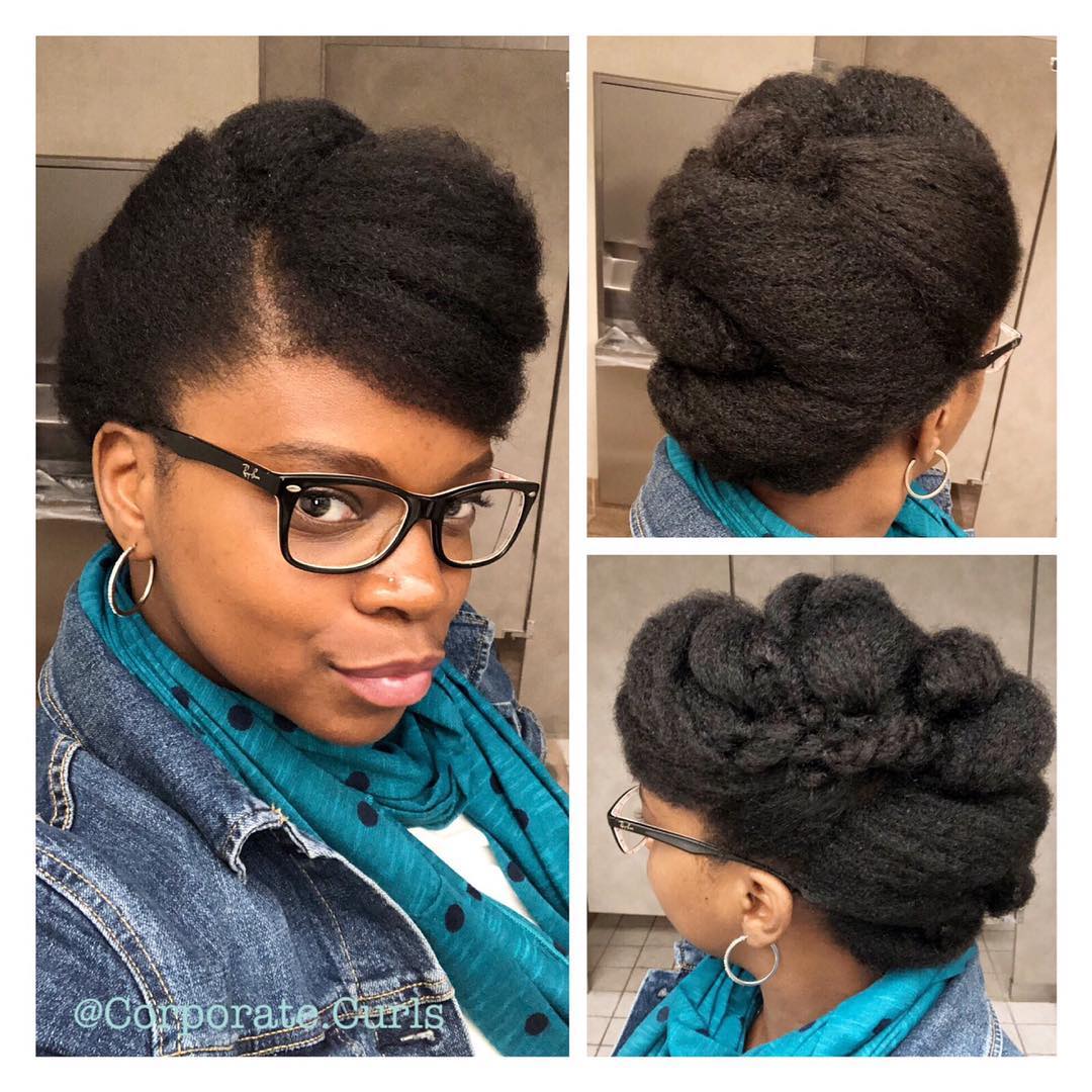 8 Natural Hairstyles for Work To Try This Week - Naturally You